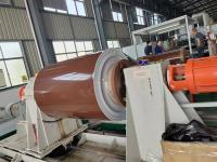 China Brown / Black Ral 9010 Color Coated Aluminum Sheet In Coil 3105 H44 For Production Gutters Or Downspout Making for sale