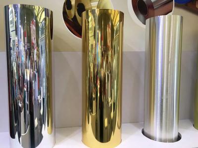 China AA8011 O  0.06*915MM  Width  Aluminium Mirror Sheet/Coil for Gift Box Silver, Gold, Rose Gold for sale