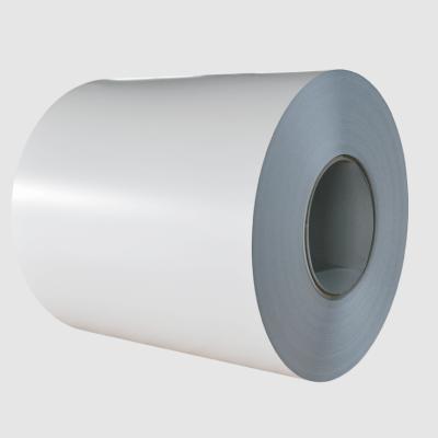 China Aluminum Alloy 1100 (thickness0.6mm, Customizable Width) White-Coated Aluminum Coil for Refrigerator Back Panels for sale