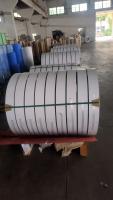 China Alloy3105 0.32mm Thick 135mm Wide Anti-scratch Paint Pre-painted Aluminum Strip For Rolling Shutter Door Curtain Making Purpose for sale