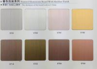China Wire Drawing Finish Colored Aluminum Coil Alloy 3003 0.70mmThickness Prepainted Aluminium Sheet For Home Appliance Panel for sale
