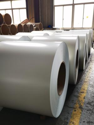 China Alloy 3105 H24 Temper 0.96mm Thickness White Color Coated Aluminum Sheets For Building Exterior Panel for sale