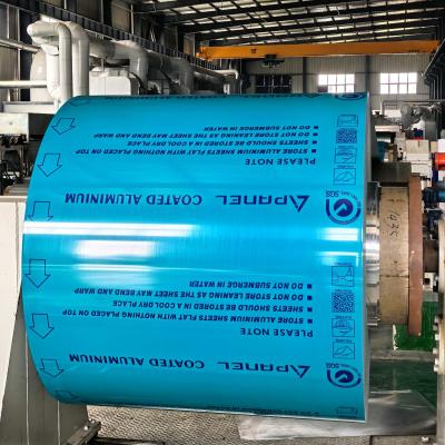 China Alloy 3003 0.35mm Prepainted Aluminium Coil for Residential Carport Roofing for sale