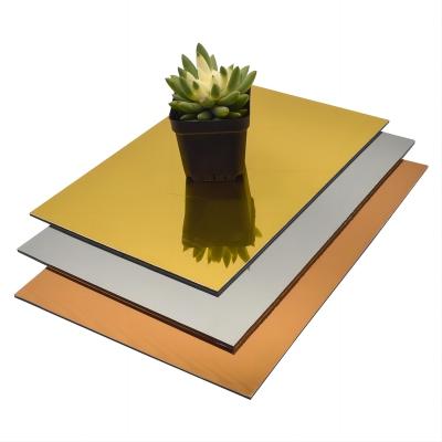 China Bright Finish Aluminum Mirror Sheet 0.2mm‑3.0mm Thickness for Signage and Advertising for sale