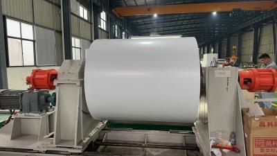 China Alloy 3003 PPG PVDF Lacquered Aluminum Sheet 1mm Thick x 48'' Width Pre-painted Aluminum Coil For Metal Commercial Roofing for sale