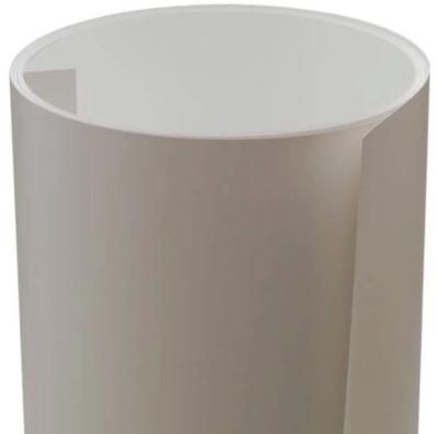 China For Patio Cover Producing 1.00mm Thick Alloy 3105 H24 22 Gauge White Color High Impact Pre-Painted Aluminium Coil With Pvdf Paint for sale