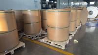 China 0.10mm Thickness 45mm Width Prepainted Aluminum Foil Coil For Rollable Ridge Ventilation Tape Making for sale
