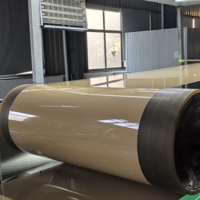 China Alloy 3105 Pre-Painted Aluminum Coil with PPG Kynar PVDF Coating in Matte Grey RAL 7046 for Roofing Sheets for sale
