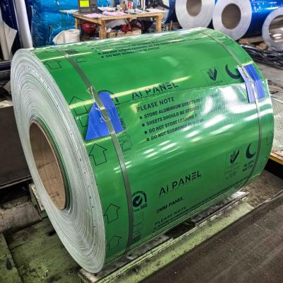 China Alloy 3003 Pre Painted aluminum sheet 0.032'' for production roofing systems for sale