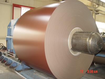 China Triple-Layer Fluorocarbon Painted Aluminum Sheet 5052 Alloy in Custom Metallic Champagne Gold for sale