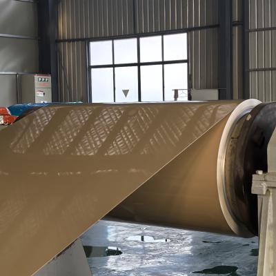 China Color Coated Aluminum Sheet for Roofing Alloy 3105 PPG Paint Kynar PVDF Matte Grey Ral 7046 Pre Painted Coil 0.05 Inch Thick 49 Inch Wide for sale