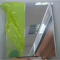 China 92% Reflective Gold Color 0.80mm Thickness Mirror Finish Aluminum Sheet for Automobile Decoration Panel for sale