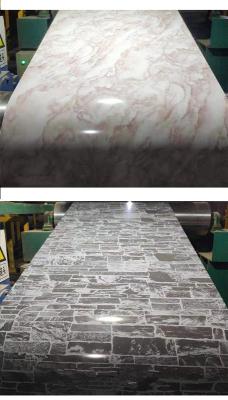 China Marble Pattern Coated Pre-painted Aluminum Coil with PVDF Paint for Building Facades and Wall Cladding for sale