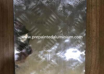 China Five Rib Pattern Aluminium Plain Sheet , Aluminium Alloy Sheet In Truck And Ship for sale