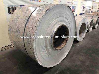 China Stone Pattern Decorative 1mm thickness prepainted Aluminum coil used in building for sale