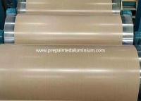 China Wooden Grain Color 405mm Aluminium Plain Sheet for sale
