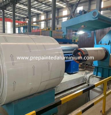 China Rain Drainage Pipe PET 3105 H24 Pre Painted Aluminum Coil for sale