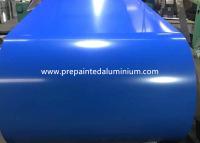 China 0.4mm 1250mm 3000 Series Aluminum Coated Blue Roll used in Roofing Panel for sale