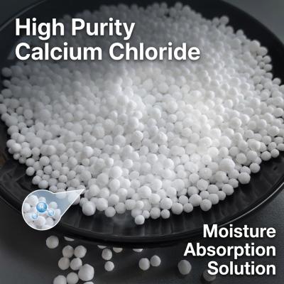 China Calcium Chloride Granules For Dust Control Deicing And Oilfield Drilling for sale