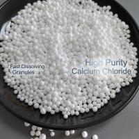 China Calcium Chloride White Crystalline Solid Chemical For Soil Stabilization And Road Deicing for sale