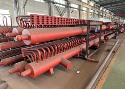 China High Efficiency Copper Boiler Header Horizontal Hot Water Output for sale