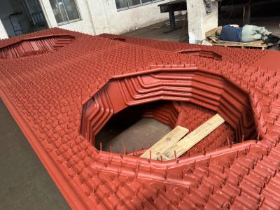 China Optimal Water Heat Distribution Tubular Boiler Membrane Wall Construction Painting for sale