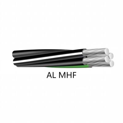 China AL MHF, UL Cables Aluminum MHF 600 Volt Feeder Cable Suitable for Direct Burial Outdoor Applications and Manufactured Home Electrical Feeders for sale