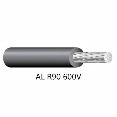 China AL R90 600V, UL Cables aluminum insulated wire rated 600 volts for feeder circuits branch circuits and electrical equipment connections for sale