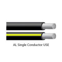 China AL Single Conductor USE, UL Cables Aluminum Single Conductor Cable for Direct Burial Underground Infrastructure Projects and Conduit Installations for sale