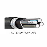 China AL TECK90 1000V (AIA), UL Cables Aluminum TECK90 Interlocked Armor Power Cable 1000V Rated for Fixed Indoor and Outdoor Electrical Installations for sale