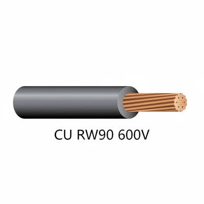 China PVC XLPE Teflon UL Approved Cable Copper RW90 600V Building Wire Industrial Commercial for sale