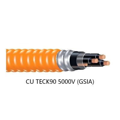 China TECK90 5000V (GSIA) UL Cables Copper Armoured Power Cable Medium Voltage for sale