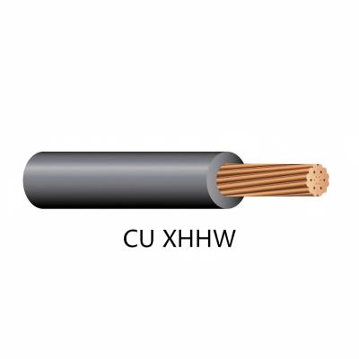 China CU XHHW, UL Cables Copper CU XHHW 600V XLPE Thermoset Wire for Electrical Panels Switchboards Motor Connections and Control Systems for sale