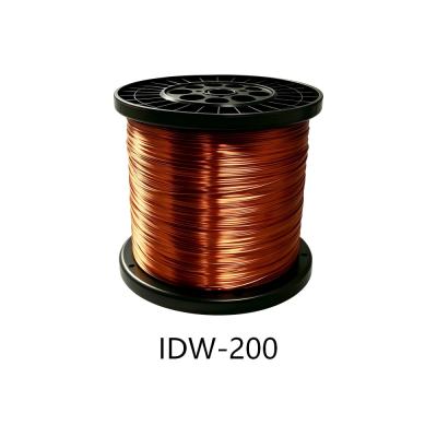 China IDW-200 Inverter Duty Enamelled Copper Wire Class 200 Industrial Grade 10-20 Microns for sale