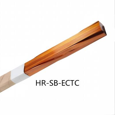 China HR-SB-ECTC Heat Resistant Self Bonding Copper Continuously Transposed Conductor for sale