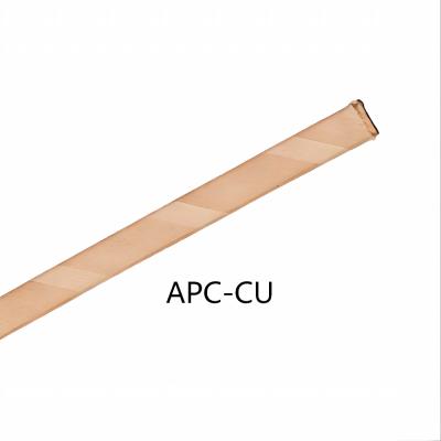 China APC-CU Aramid Paper Coated Wire High Conductivity Copper 0.05-0.2mm Insulation Thickness for sale