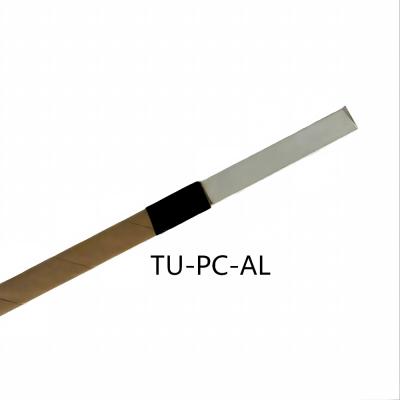 China TU-PC-AL Aluminum Paper Covered Wire Customized With Uniform Overlapping Wrapping for sale