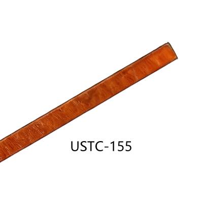 China USTC-155 Class 155 Silk Covered Cable With Nylon Polyester Natural Silk Serving for sale