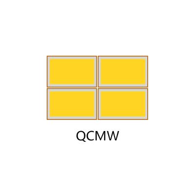 China QCMW Quad Composite Magnet Wire Quad Four Conductor Copper Aluminum Wire For Transformer for sale