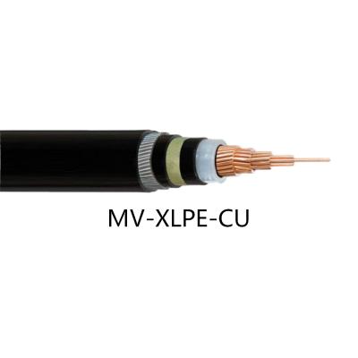 China XLPE Insulated Rated Voltage 6-35KV MV Cable For Industrial Power Distribution Systems for sale