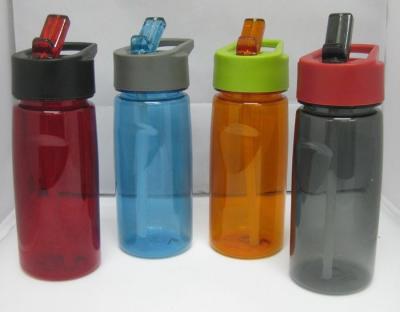 China Kids Water Bottle with Flip Straw for sale