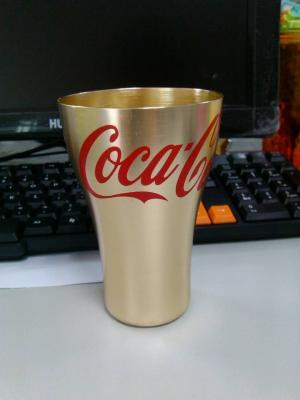 China mini 350ml aluminum cup for world cup Brasil for sale