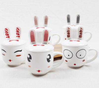 China lovely coffee mug with face expresion design for sale