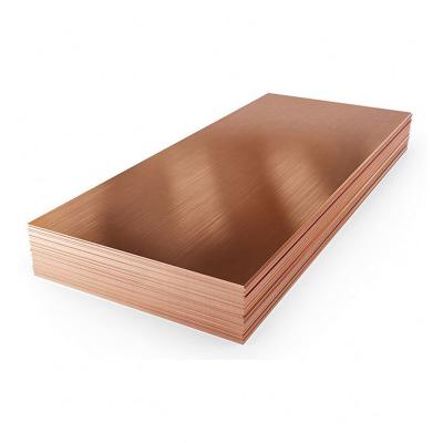 China Pure Brass Plates C10200 C11000 C12000 T1 T2 Red Copper Sheets 0.1mm-500mm for sale