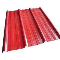 China Z275 Color Coated Corrugated Metal Roofing Sheet 1250mm Zinc Galvanized Steel Tile Coil for sale