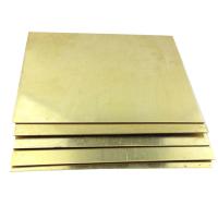 China ASTM JIS C1100 H62 H65 Polished Brass Sheet Plate 0.1mm to 200mm Thick for sale
