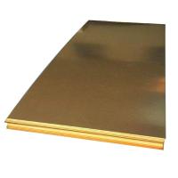 China 99.9% Pure Cu Customized Thickness 0.15mm-2.2mm 1/4H Temper Decorative Brass Sheet Plate For Construction for sale
