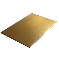 China ASTM C2600 C2800 CuZn37 Brass Plate Decorative Brass Sheet Plate For Construction for sale