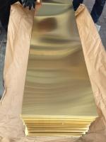 China ASTM H63 C27200 CuZn37 Brass Sheet Plate 99.9% Pure Copper 0.5-2000mm Width for sale