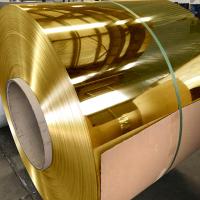 China Brass Strip Coil H62 H65 H68 C2680 Cuzn37 0.1-3.5mm Thickness 1000mm Width for sale